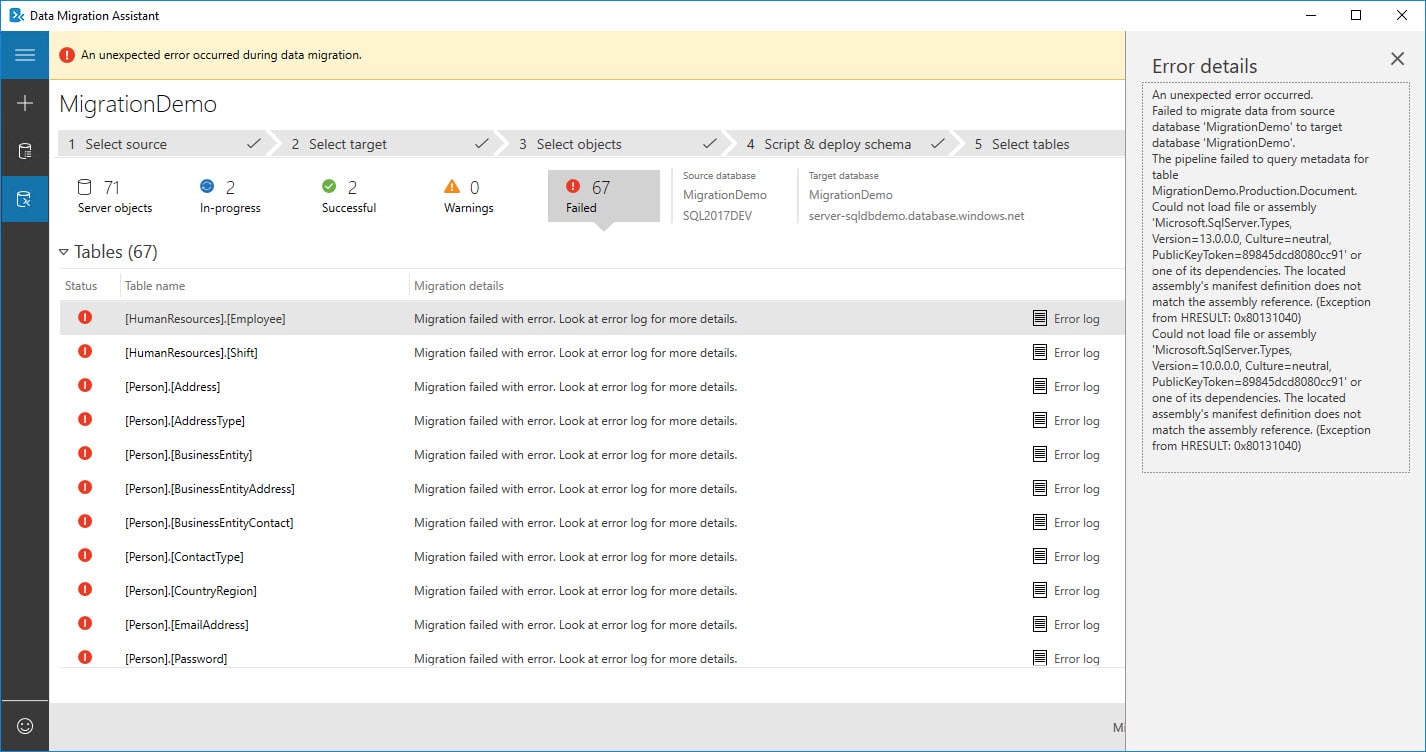 Azure SQL Database Migration – Teil 2 – Data Migration Assistant