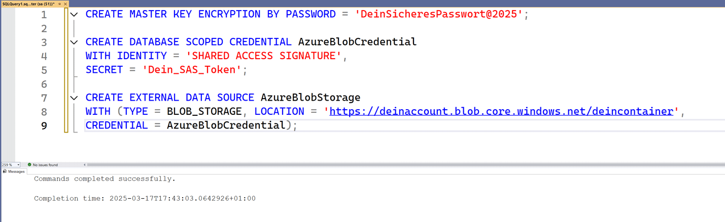 SQL Server 2022: Parquet-Dateien direkt aus der Datenbank erstellen